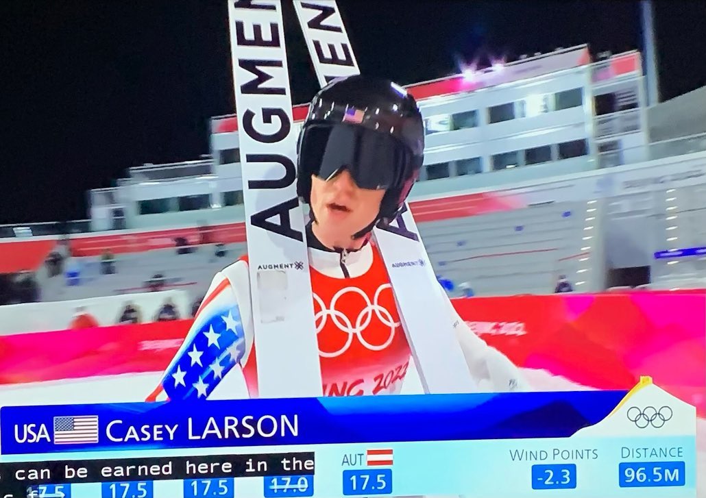 Barrington Olympian, Casey Larson Prepares for Large Hill Ski Jump ...